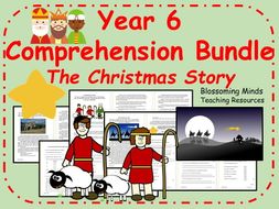 Year 6 Christmas Story Comprehension Bundle | Teaching Resources
