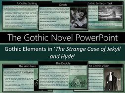 The Gothic Novel - Dr Jekyll and Mr Hyde | Teaching Resources