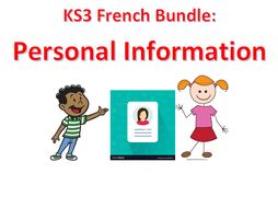 KS3 French: Personal information | Teaching Resources