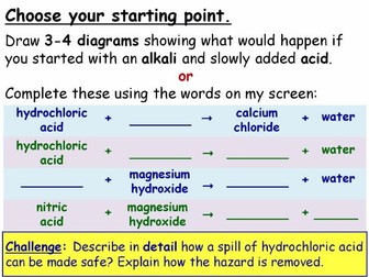 Acids and Alkalis Year 7 Topic- 6 full lessons (KS3 7F) | Teaching ...