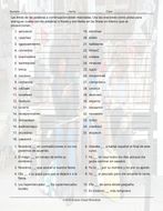 Verbs Start A, B, C End ER Jumbled Words Spanish Worksheet by ...