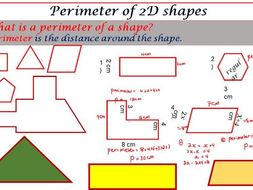 Perimeter of 2D shapes | Teaching Resources