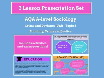 Crime and Deviance - AQA A-level Sociology - Entire Unit | Teaching ...