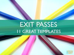 Exit Cards | Teaching Resources