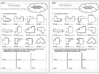 Perimeter Worksheets - Differentiated - KS2 | Teaching Resources