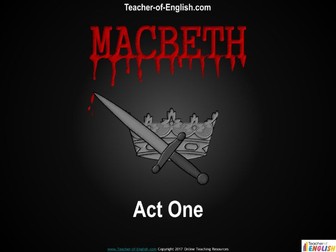 Macbeth - Unit of Work | Teaching Resources