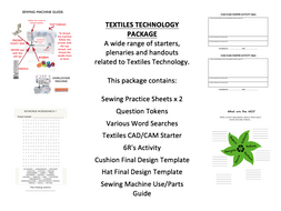 Comprehensive Textiles Technology Handouts, Starters & Tools Suitable ...