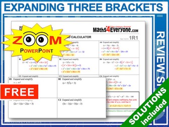 Expanding Triple Brackets Resources | Tes