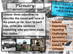 AQA Poetry War Photographer | Teaching Resources