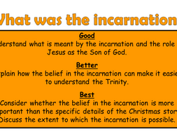 AQA A Christianity Beliefs and Teachings Lesson 4 - The Incarnation ...