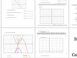 Straight line and curved graphs exercises. With Answer Key. | Teaching ...