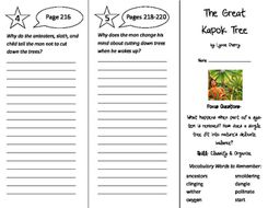 The Great Kapok Tree Trifold - Imagine It 4th Grade Unit 2 Week 5 ...