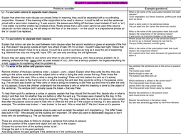 Y6 SPaG progression overview | Teaching Resources