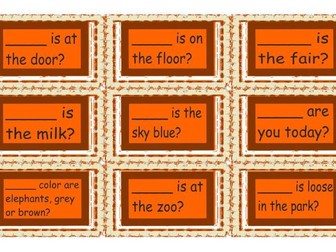 Present Simple Tense Question Words 6 English Legal Text Game Bundle ...