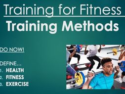 GCSE PE: Physical Training, Training Methods (Component 1) | Teaching ...