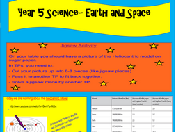 Year 5 Science- Earth and Space Bundle | Teaching Resources