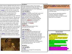AQA ENGLISH LIT - Macbeth | Teaching Resources