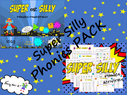 Super Silly Words Phonics PACK - Phonics Screen Preparation Aid ...