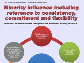 SPECIAL OFFER - Social Influence - Classroom and Revision Poster Bundle ...