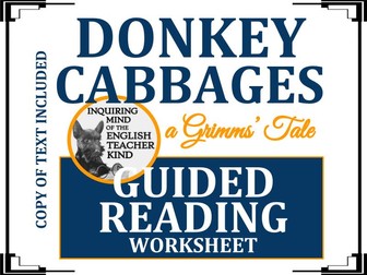 Grimms' Fairy Tales: Close Reading Bundle | Teaching Resources