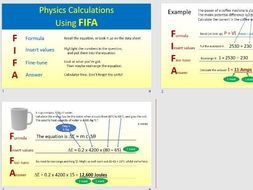 How to do physics calculations, using the "FIFA" method | Teaching ...