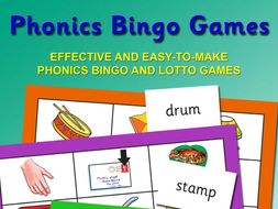 PHONICS BINGO GAMES | Teaching Resources