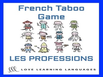 GCSE FRENCH: French Taboo Speaking Games Bundle | Teaching Resources