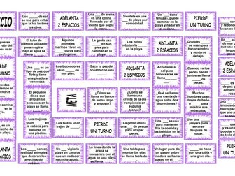 Beach Things and Activities Spanish 4 Worksheet-2 Game-1 Exam Bundle ...