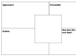 Character Description Template | Teaching Resources