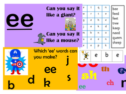 ee sound resource pack - Phonics | Teaching Resources