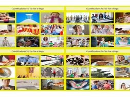 Quantifiers Spanish Legal Size Photo Tic-Tac-Toe-Bingo Game | Teaching ...