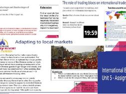 BTEC National Business Level 3 Unit 5: International Business ...