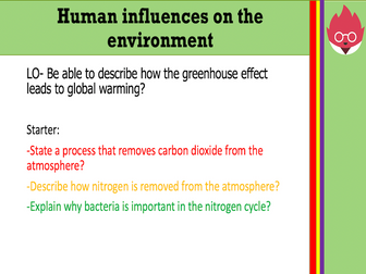 IGCSE Edexcel Biology (9-1) Ecology and the environment | Teaching ...