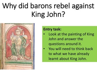 King John scheme of work bundle | Teaching Resources
