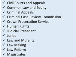 A Level Law Revision | Teaching Resources