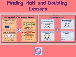 Finding Half and Doubling Lessons | Teaching Resources