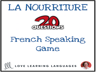 French 20 Questions Speaking Games - BUNDLE | Teaching Resources