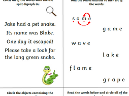 Split Digraph Worksheets | Teaching Resources