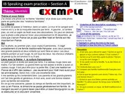 IB French Ab Initio - Oral - Parts 1 & 2 Picture presentations ...