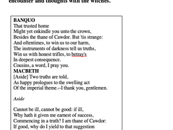 Grade 9 Macbeth Essay - Supernatural | Teaching Resources Grade 9 Macbeth Essay - Supernatural | Teaching Resources