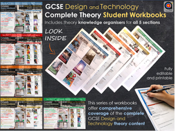 Complete GCSE DT Theory - Workbooks | Teaching Resources