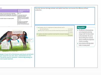 Ecosytems B7 AQA 9-1 revision pack | Teaching Resources