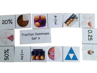 Fraction Dominoes | Teaching Resources