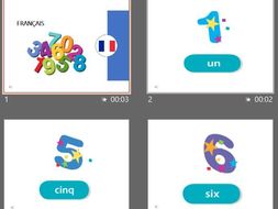 Numbers 1-12 in French | Teaching Resources