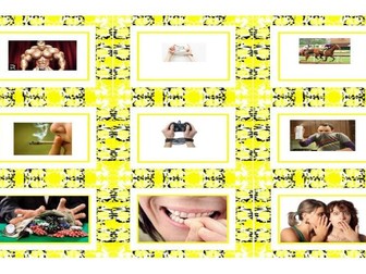 Bad Habits and Addictions 6 Spanish Photo Game Bundle | Teaching Resources