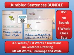 Jumbled Sentences KS1 | Teaching Resources
