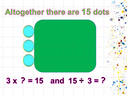 Division Array PowerPoint - Think Multiplication Strategy | Teaching ...
