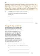 KS2 SAT reading test practice 'long answer' questions (with text ...