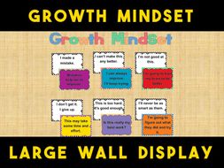 Growth Mindset Train the Brain Wall Display Poster | Teaching Resources