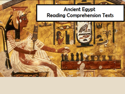 Ancient Egypt - Reading Comprehension Texts and Worksheets (SAVE 50% ...